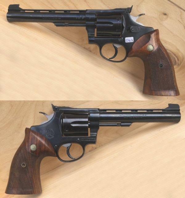 J.P. Sauer & Sohn, Sauer Trophy .38 special Flot stand. J.P. Sauer & Sohn, Sauer Trophy .38 special Flot stand.